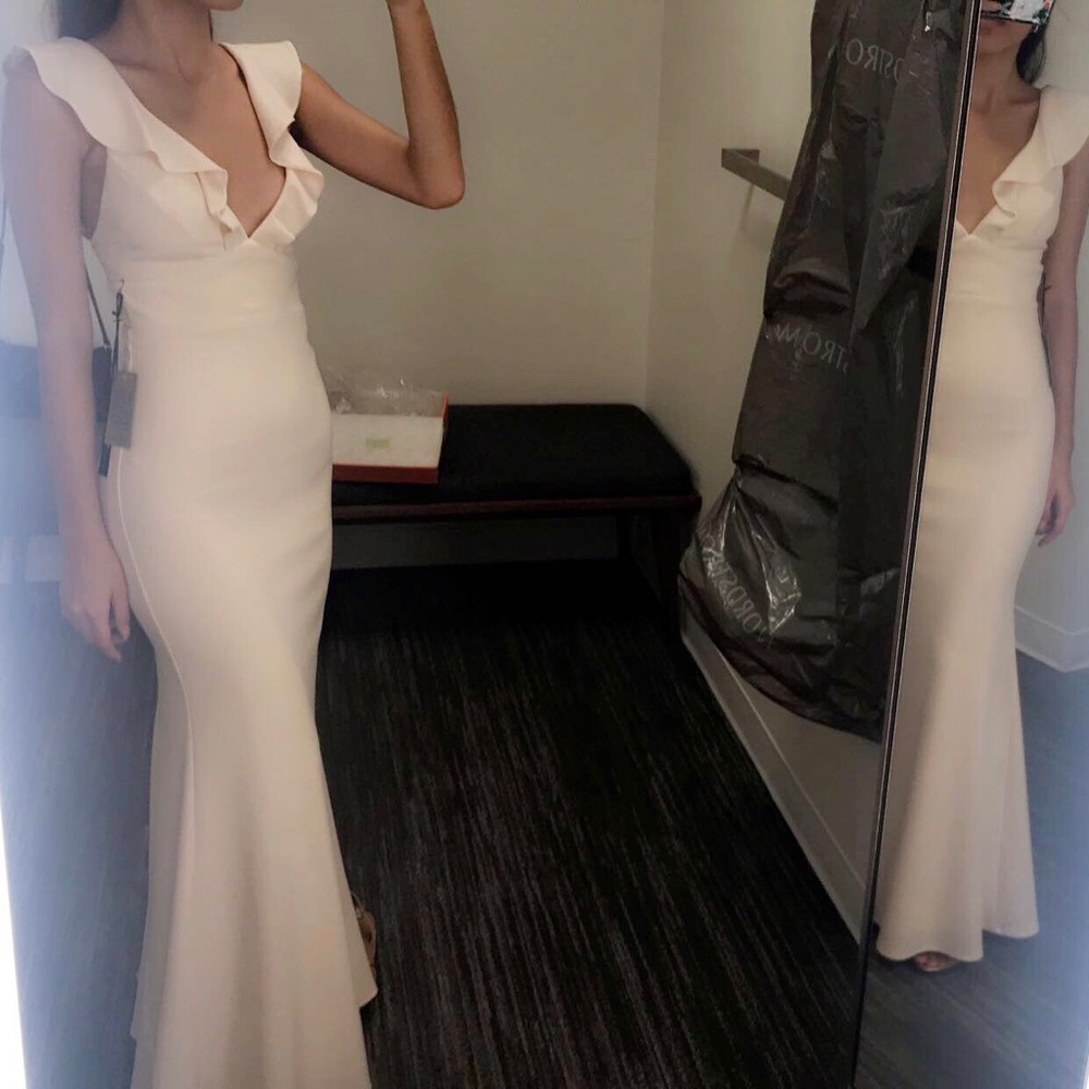 Light Peach Formal Dress - Gem